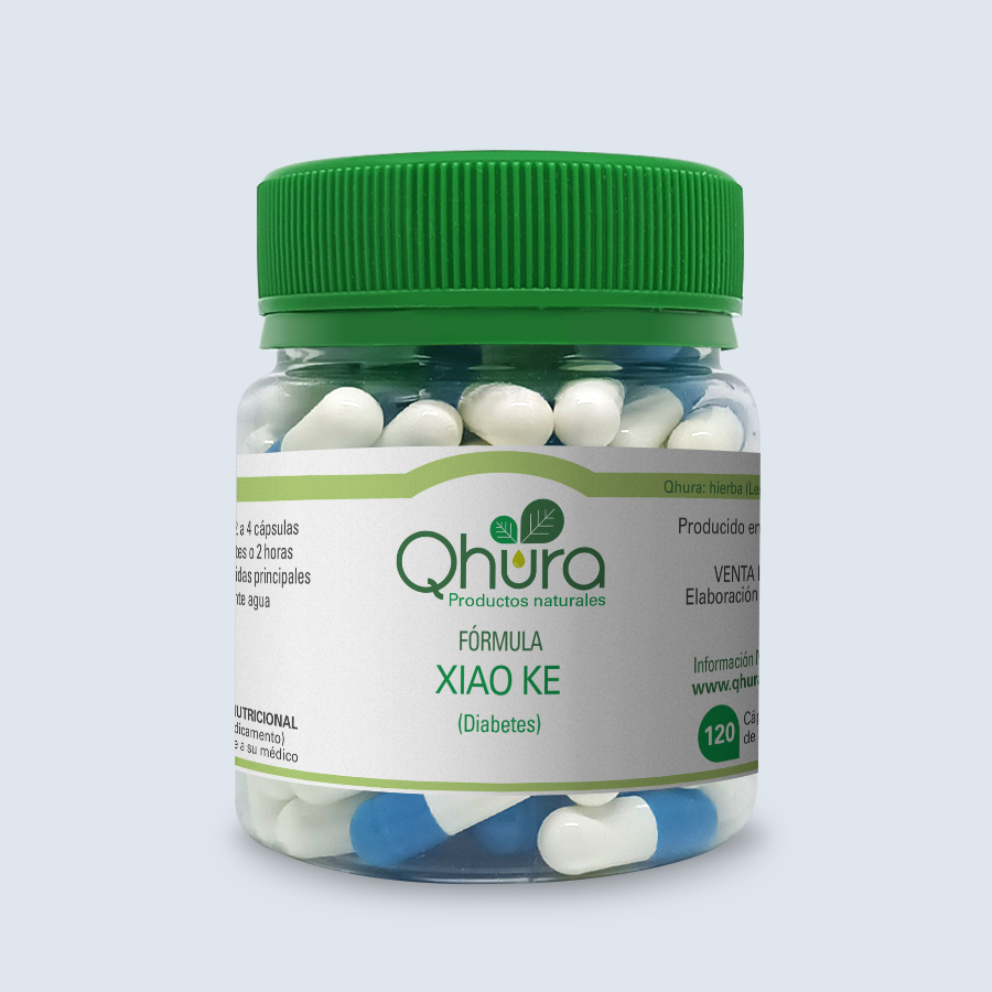 FÓRMULA XIAO KE (DIABETES) - Qhura - Productos naturales